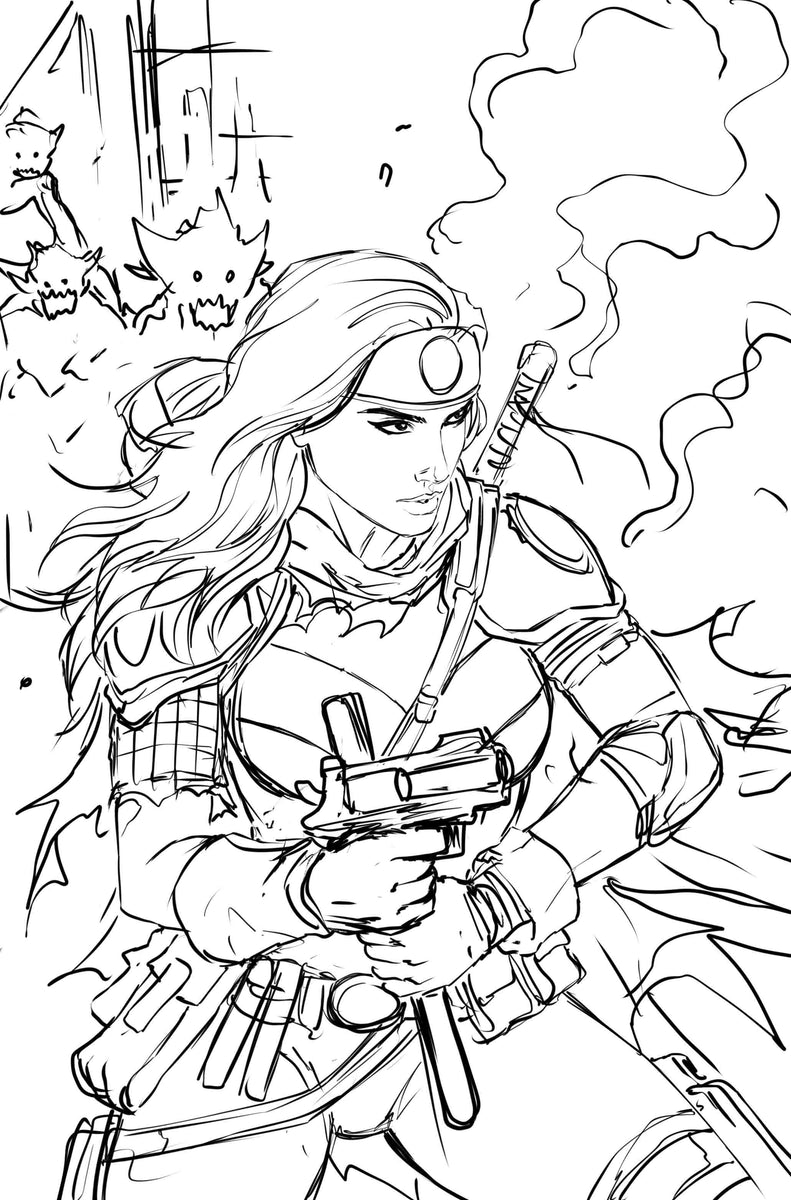 Nocterra Original under drawing art – Tyler Kirkham Store